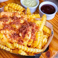 Batata Crinkle c/ Cheddar e Bacon Grande 320G